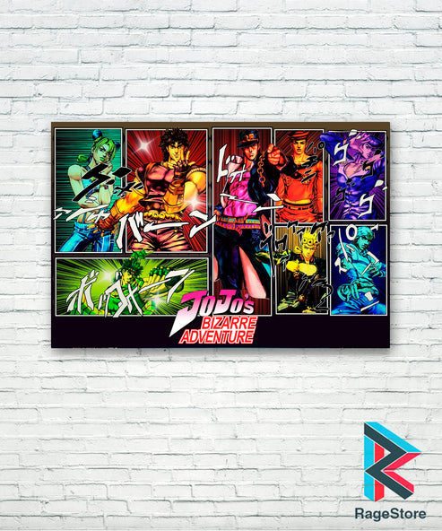 Póster JoJo's Bizarre Adventure (Papel Foto ó Metálico) – Rage store