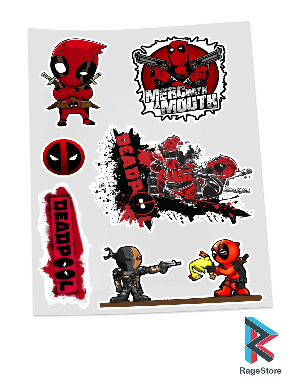 Stickers Deadpool – Rage store