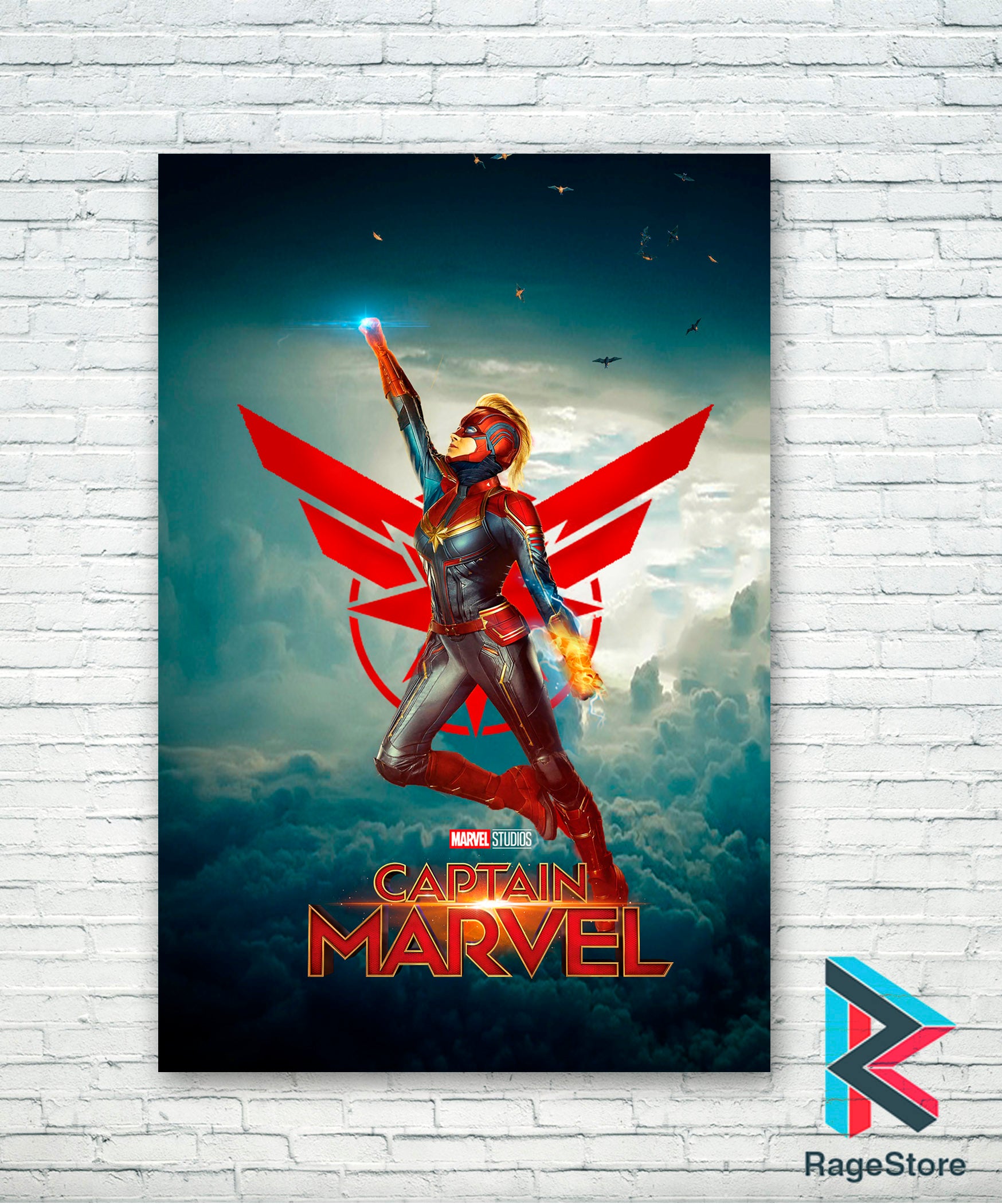 Póster Capitana Marvel – Rage store