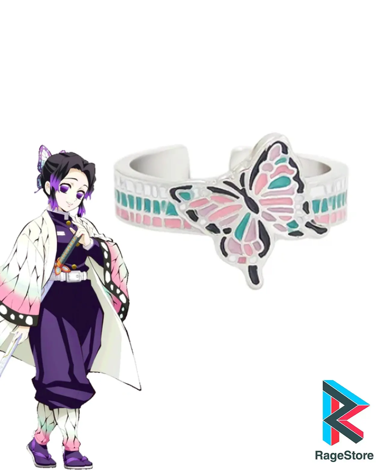 Anillo de Mariposa - Shinobu Kocho – Rage store