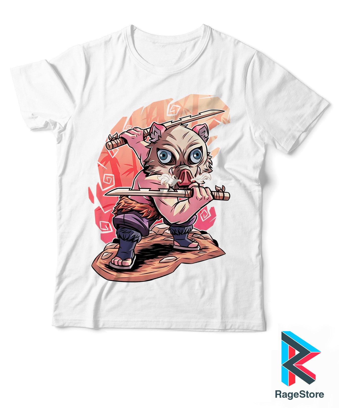 Inosuke Batalla- Kimetsu no Yaiba (Playera o Blusa) – Rage store